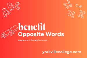 What Is The Opposite of Benefit? - Example Sentences