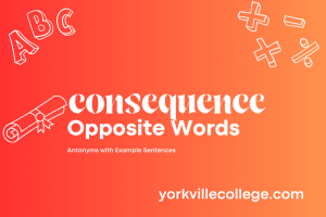 What Is The Opposite of Consequence? - Example Sentences