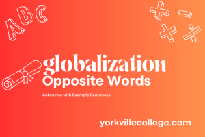 What Is The Opposite of Globalization? - Example Sentences